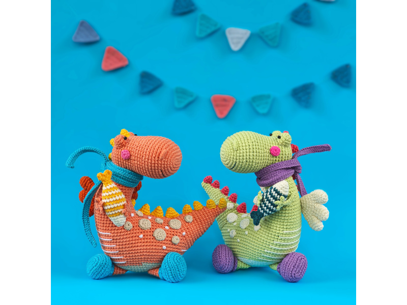 Tim the flying Dragon Crochet Pattern | Amigurumi Crochet