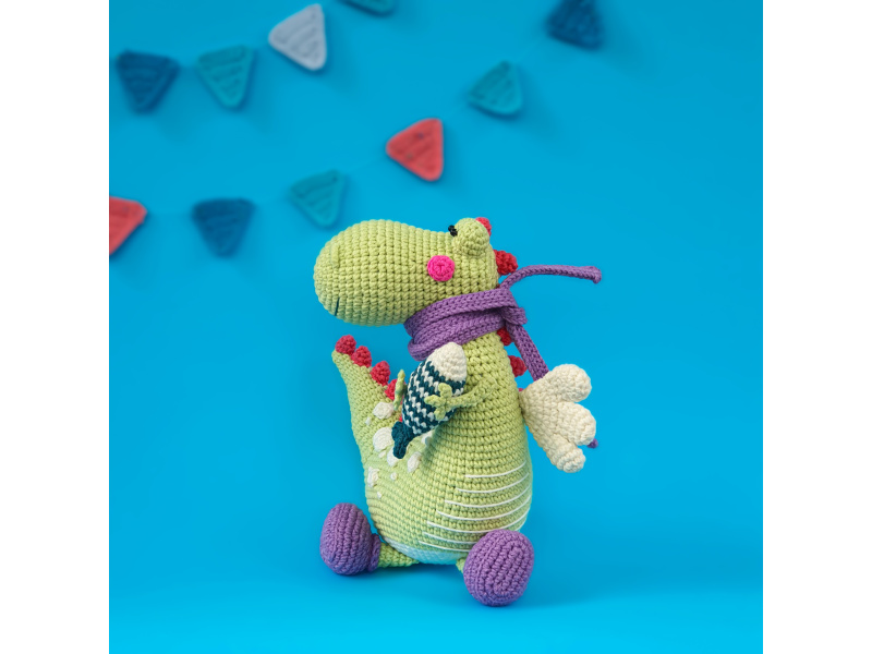 Tim the flying Dragon Crochet Pattern | Amigurumi Crochet