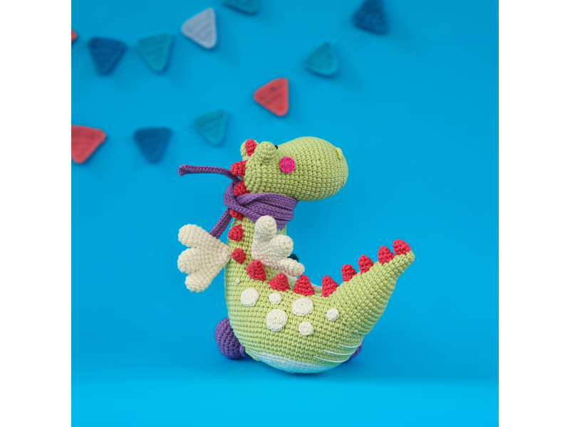Tim the flying Dragon Crochet Pattern | Amigurumi Crochet