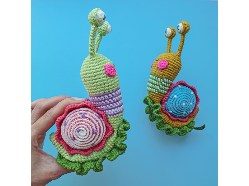 Rio the Snail Crochet Pattern | Amigurumi Crochet | PDF pattern