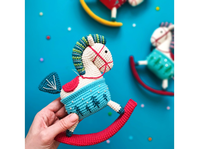 Rocking Horse Crochet Pattern | Amigurumi Crochet | PDF pattern