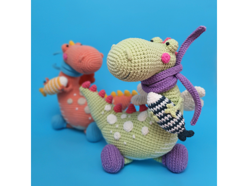 Tim the flying Dragon Crochet Pattern | Amigurumi Crochet